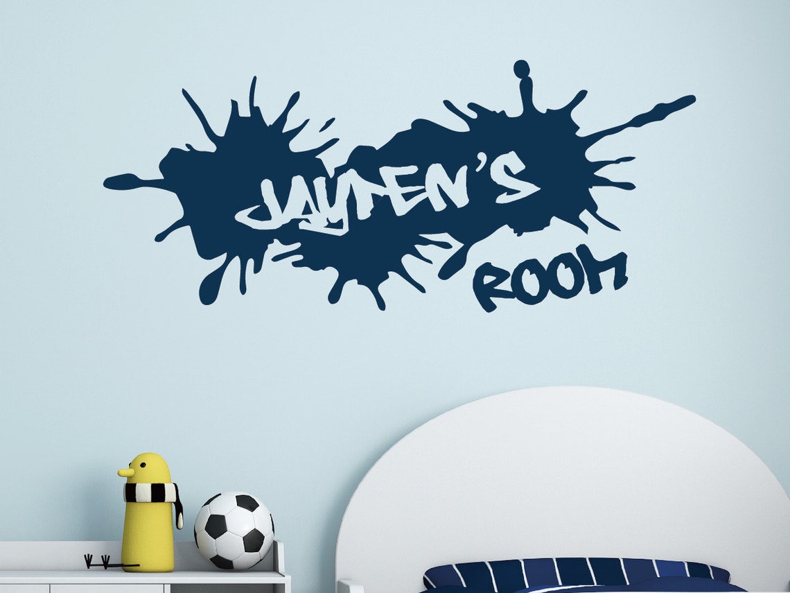 Personalized Name Room Sign, Kids Room Name Sticker, Customer Name Door ...