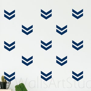 Arrow Pattern Wall Decals, Girls Bedroom Wall Decor, Boy's Bedroom Wall ...