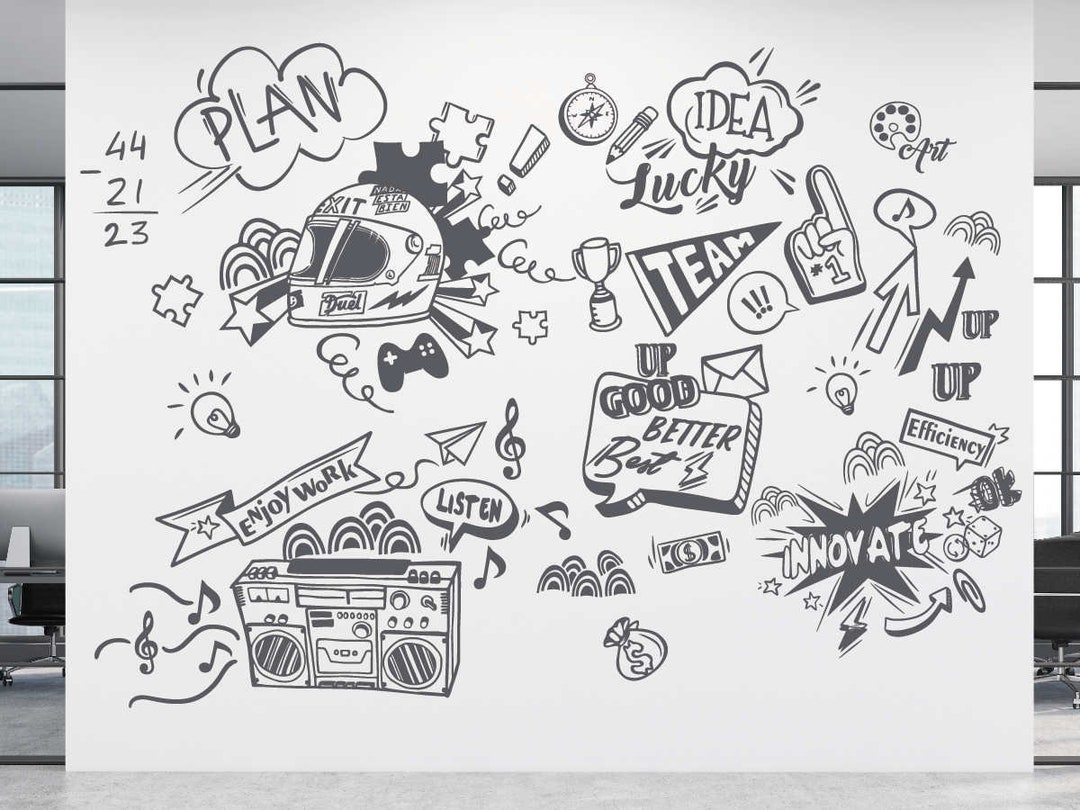 Graffiti Wall Stickers Vinyl Wall Decal - Etsy