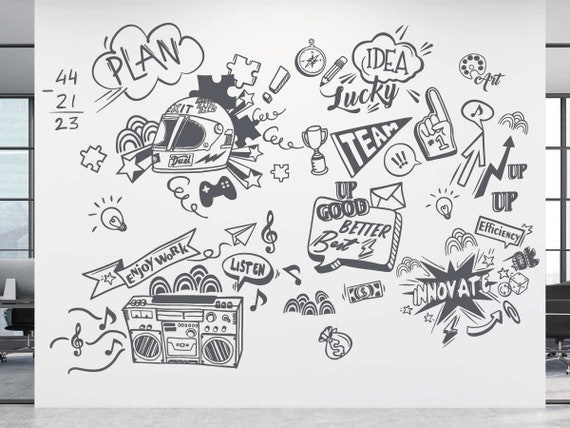 Graffiti Wall Stickers Vinyl Wall Decal - Etsy