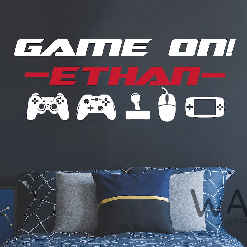 Gamer Wall Decal - Etsy