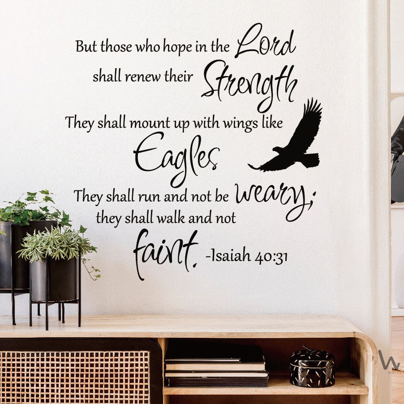 Wall Verses Stickers - Etsy UK