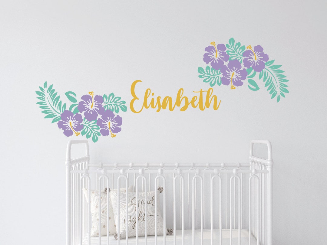 Flower Wall Decals, Floral Wall Stickers, Flower Wall Stickers, Nursery ...
