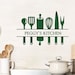 Personalized Name Kitchen Wall Decalkitchen Wall - Etsy
