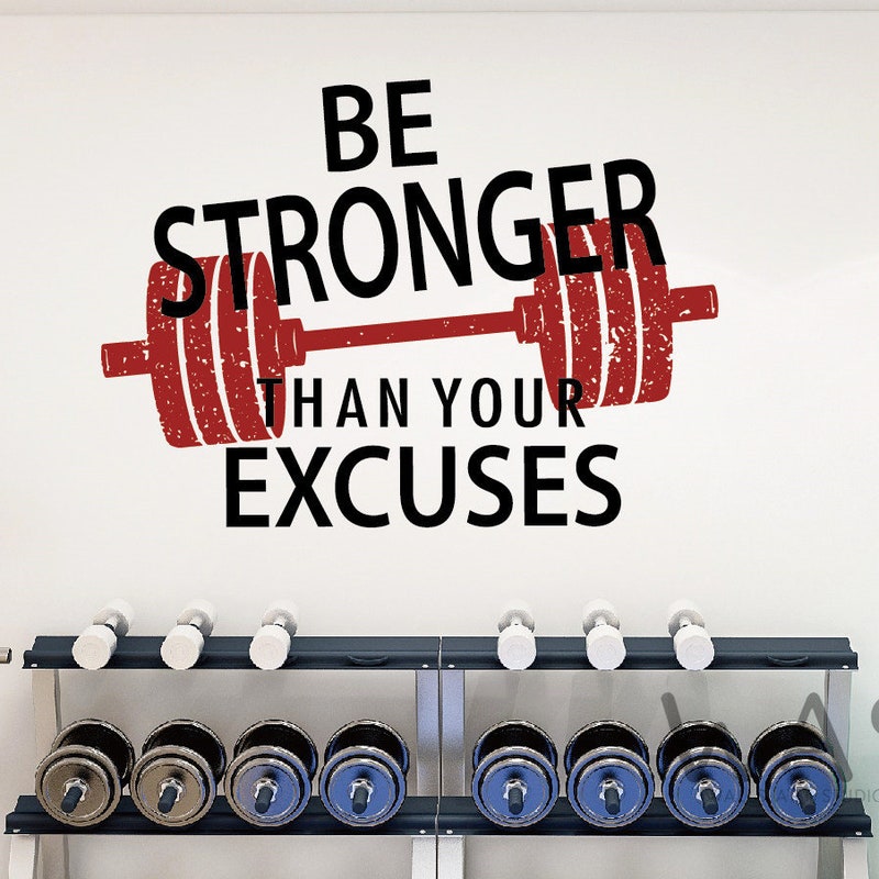 Gym Wall Quote - Etsy