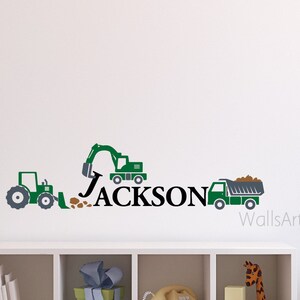 Trucks Decal, Construction Trucks Decals ,excavator Mixer Sticker ...