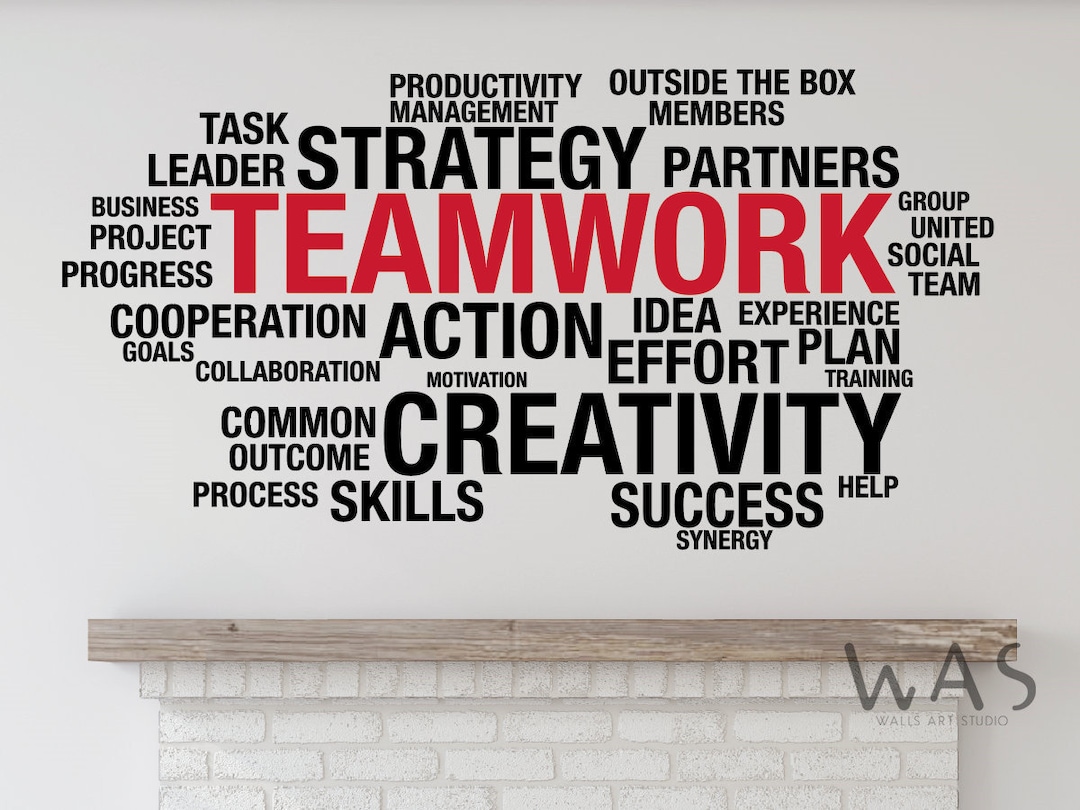 Office Wall Art, Office Decor, Office Wall, Office Wall Decor, Teamwork ...