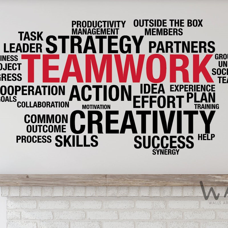 Teamwork Wall Art - Etsy