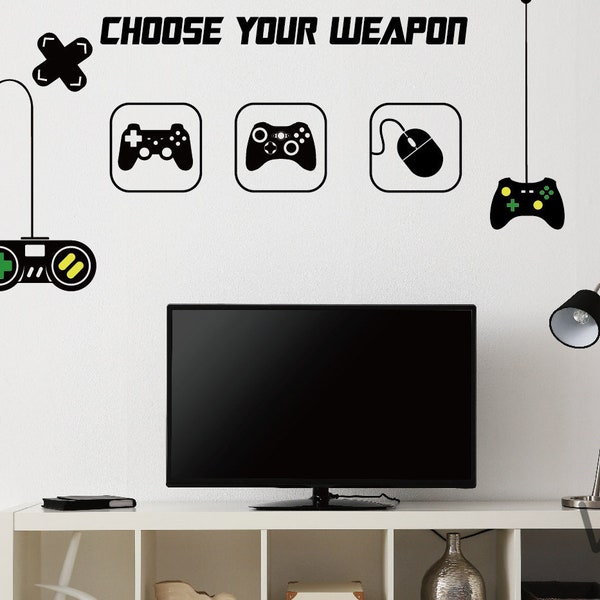 Gaming Wall Stickers - Etsy