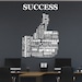 Office Wall Decal Motivational Wall Sticker Success Inspirational ...
