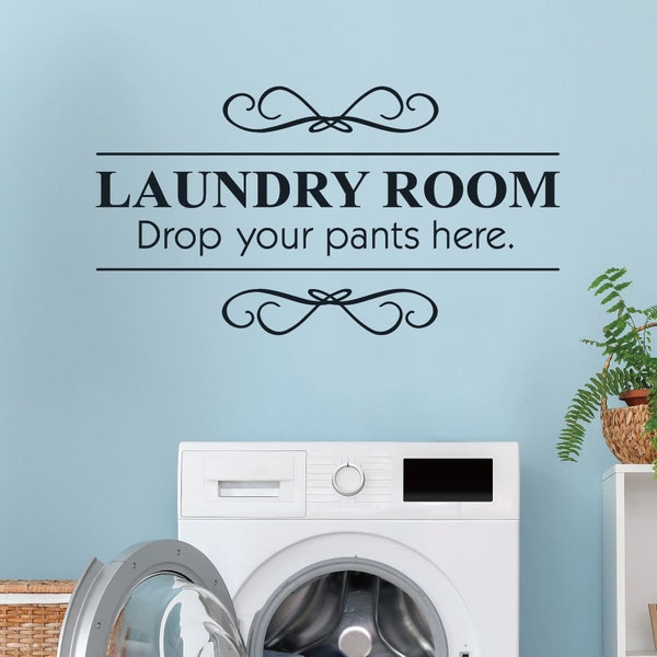 Laundry Room Decals - Etsy UK