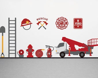 Fire Wall Decals Flame Wall Decal Fireplace Vinyl Stickers - Etsy Singapore