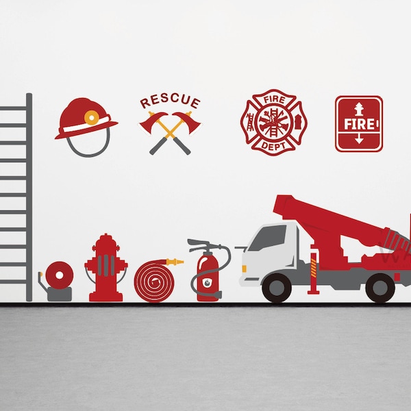 Fire Station Decal - Etsy