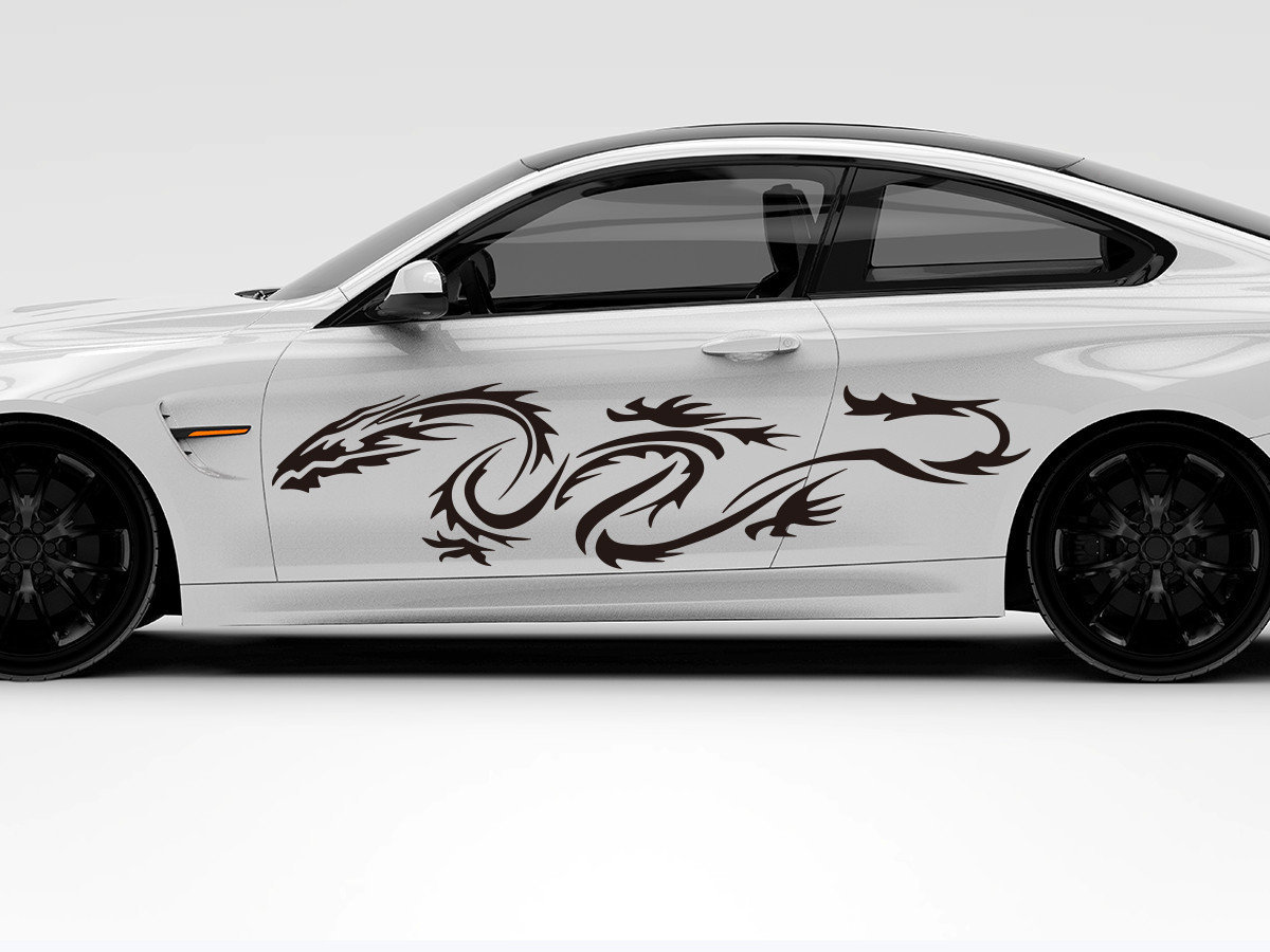 Dragon Car Decals Fire Car Stickers Decals For Car | Etsy