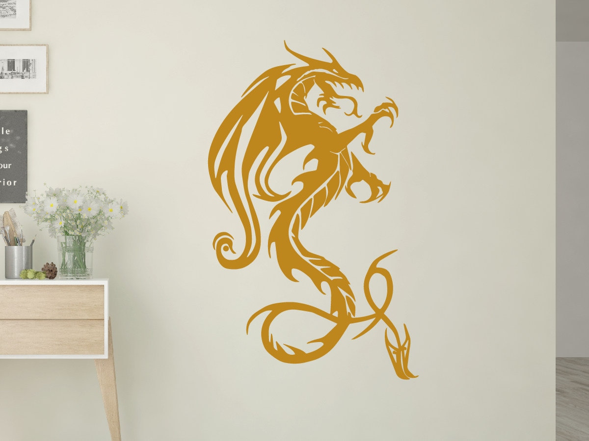 Dragon Decal Dragon Decal for Car Drangon Decal Vinyl | Etsy