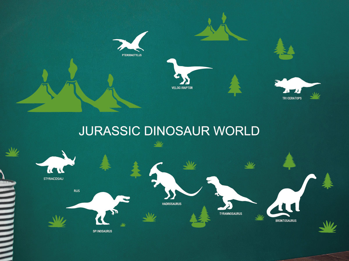Jurassic Dinosaur World Decal dinosaur Wall Art . Boy's - Etsy