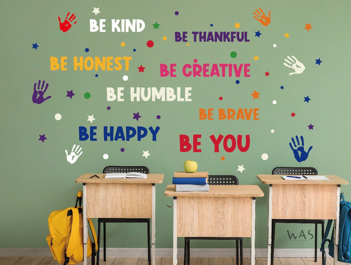 Colorful Inspirational Phrases Sticker Motivational Lettering Sticker ...