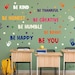 Colorful Inspirational Phrases Sticker Motivational Lettering Sticker ...