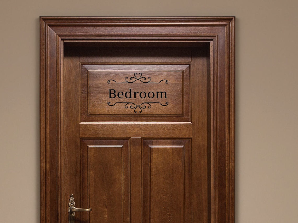 Door Sign Decalbedroom Door Decor Home Wall Decor Class - Etsy