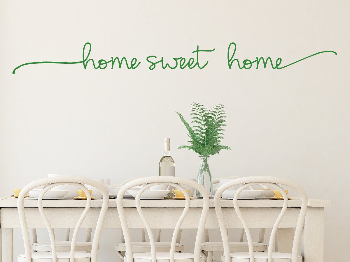 Home Sweet Home Quotes Wall Decalbedroom Decor Home Wall - Etsy