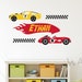 Personalized Race Car Name Wall Decal - Racing Wall Decals - Nursery ...