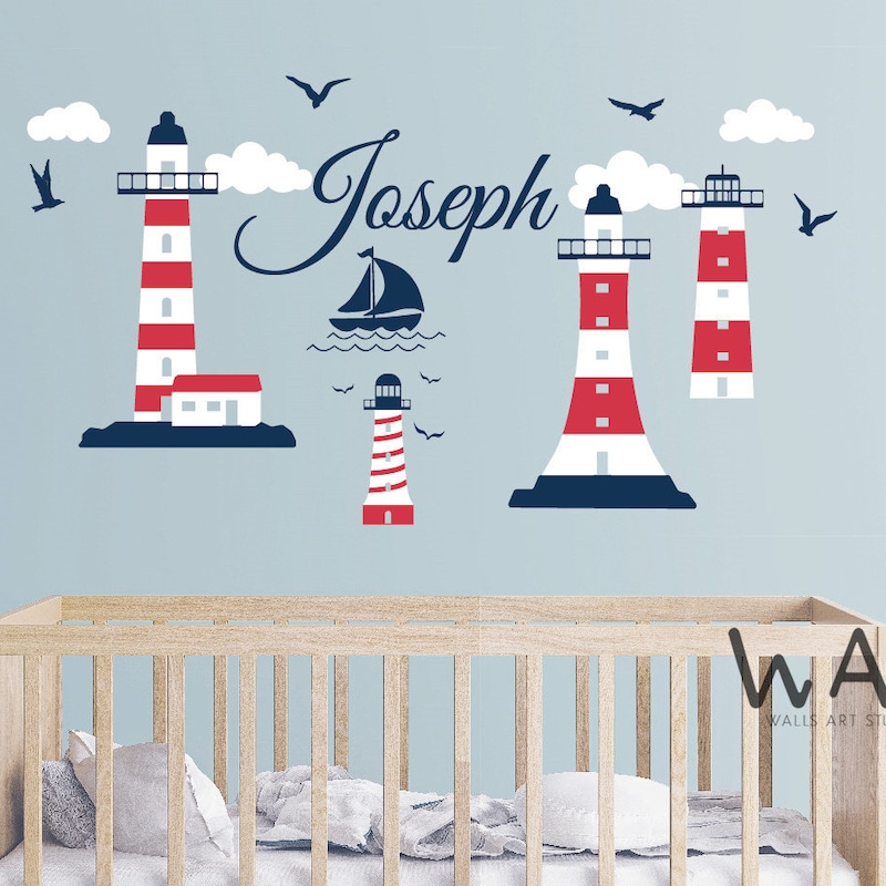 Lighthouse Decal - Etsy