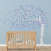 Blowing Tree Wall Decal Large Tree Wall Decal Girls Room - Etsy