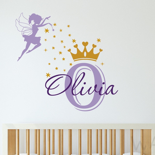 Girl Name Wall Decal - Etsy