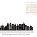 City Skyline Wall Decal,large City Decal,city Vinyl Wall Sticker ...