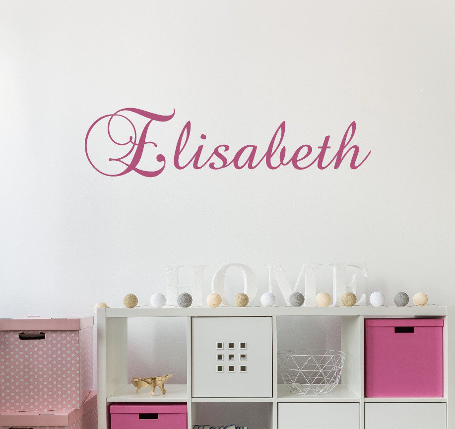 Personalized Name Decal, Name Wall Decal for Kids Room - Etsy