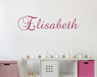 Personalized Name Decal Name Wall Decal for Kids Room | Etsy