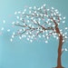Blowing Tree Wall Decal Large Tree Wall Decal Girls Room - Etsy