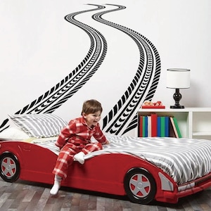 Tire Track Wall Decals,tyre Road Stickers,tractor Trace Wall Stickers ...