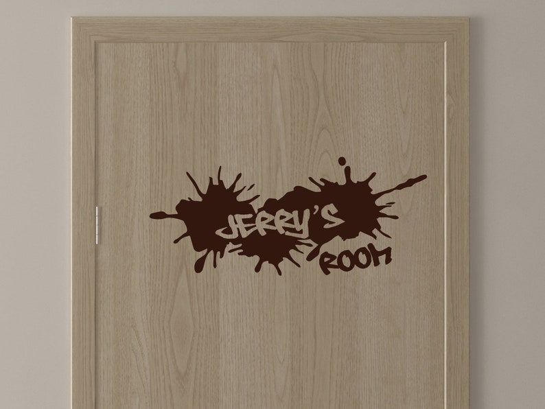 Personalized Name Room Sign Kids Room Name Sticker Customer | Etsy