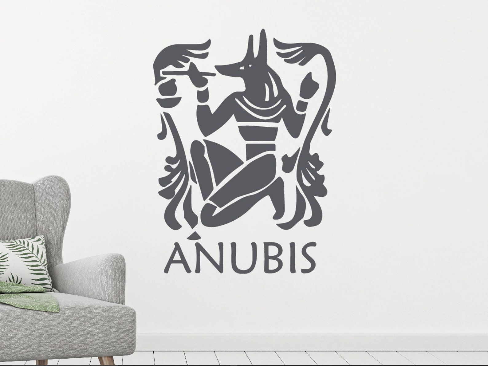 Anubis Egyption God Wall Decal - Etsy