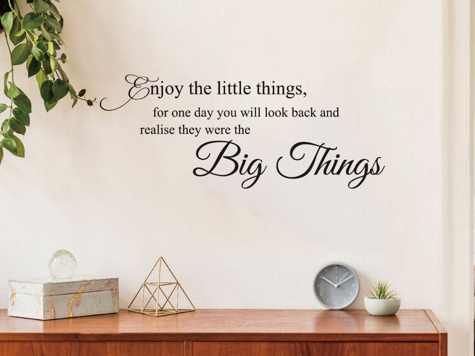 Enjoy the Little Things Quotes Wall Stickers Bedroom Quotes - Etsy