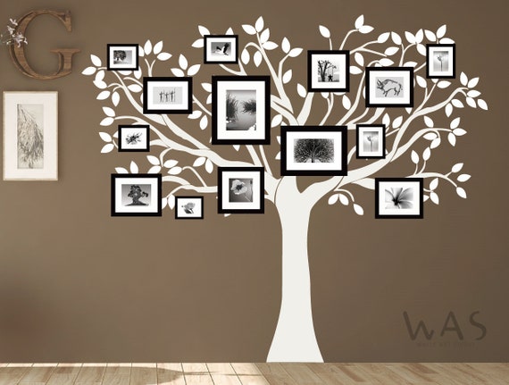 Large Beautiful Family Tree Wall Decal Giant Family Tree Wall | Etsy
