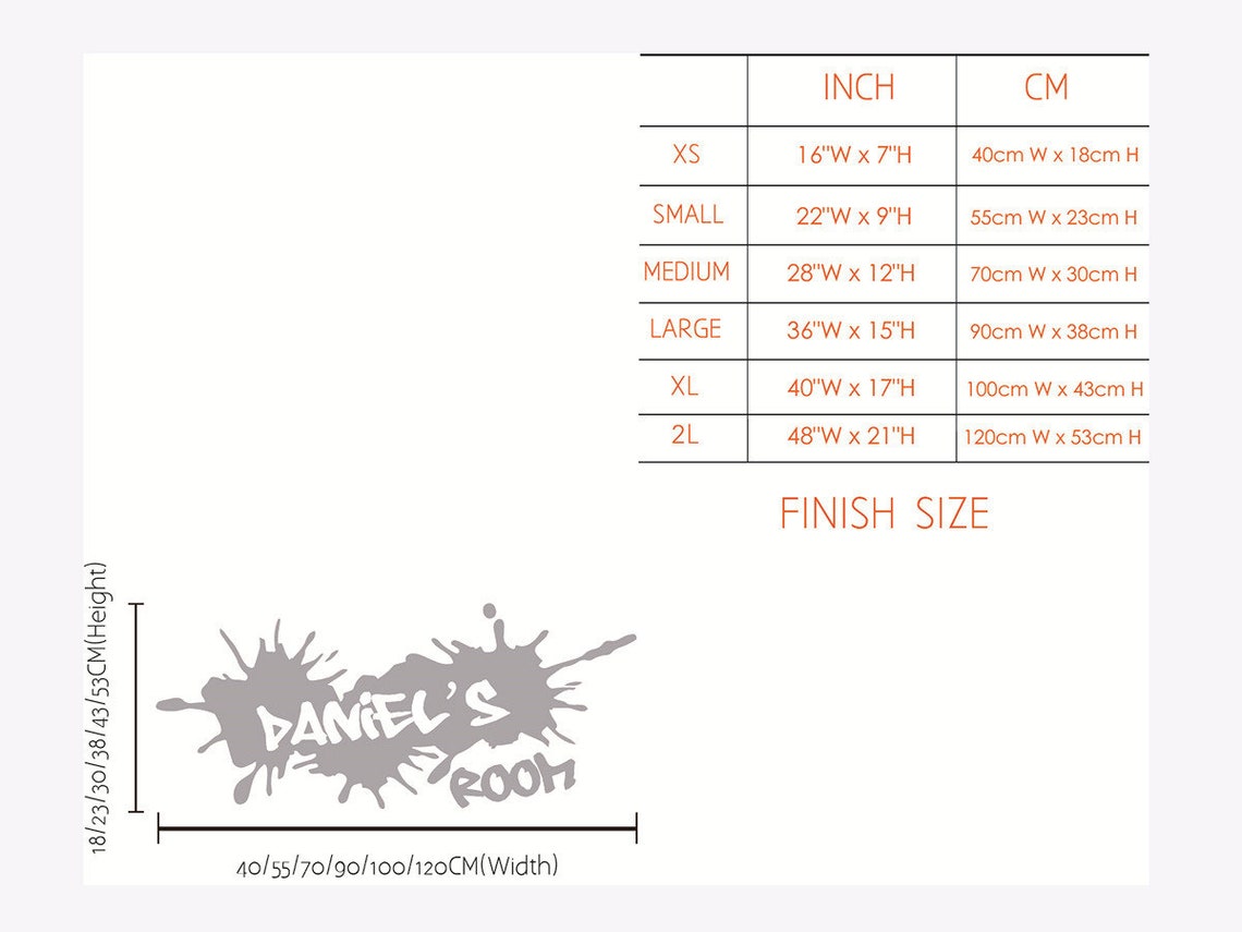 Personalized Name Room Sign Kids Room Name Sticker Customer | Etsy