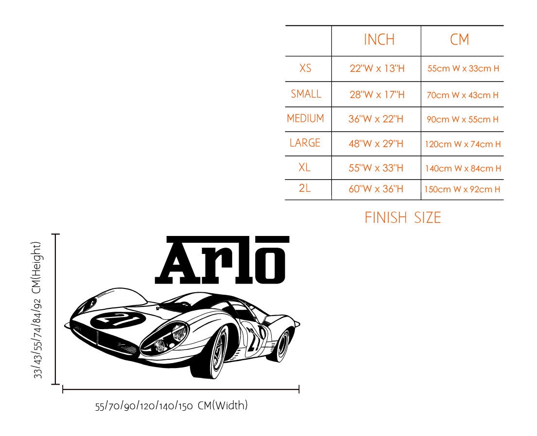 Racing Car Decal custom Name Wall Decal-vinyl Wall Decor for - Etsy