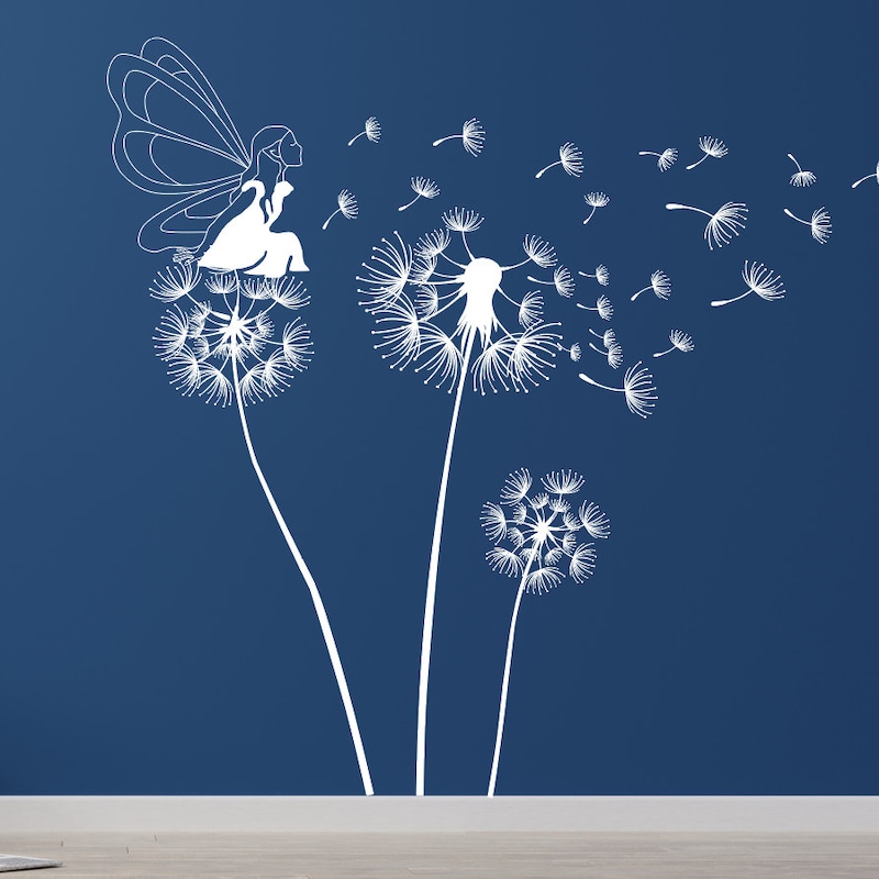 Dandelion Wall Decal - Etsy