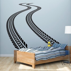 Tire Track Wall Decals,tyre Road Stickers,tractor Trace Wall Stickers ...