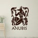 Anubis Egyption God Wall Decal - Etsy