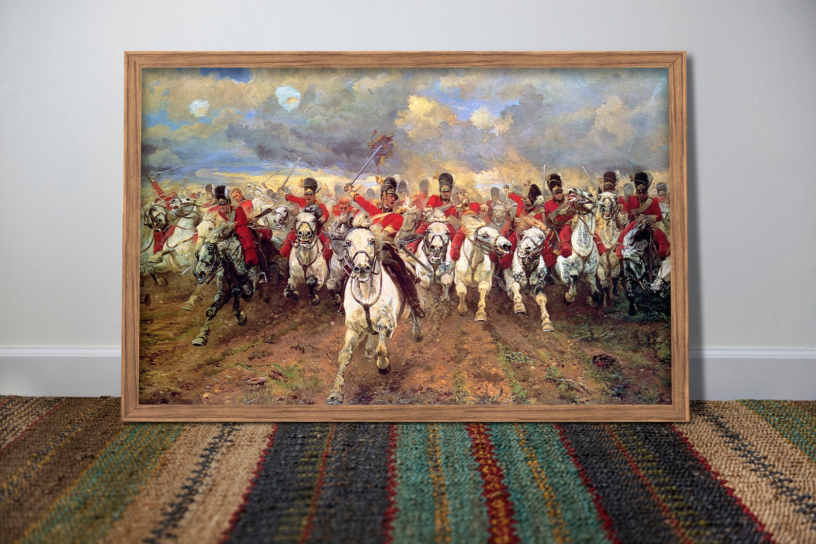 Elizabeth Thompson: Scotland Forever 1881. Canvas Print | Etsy