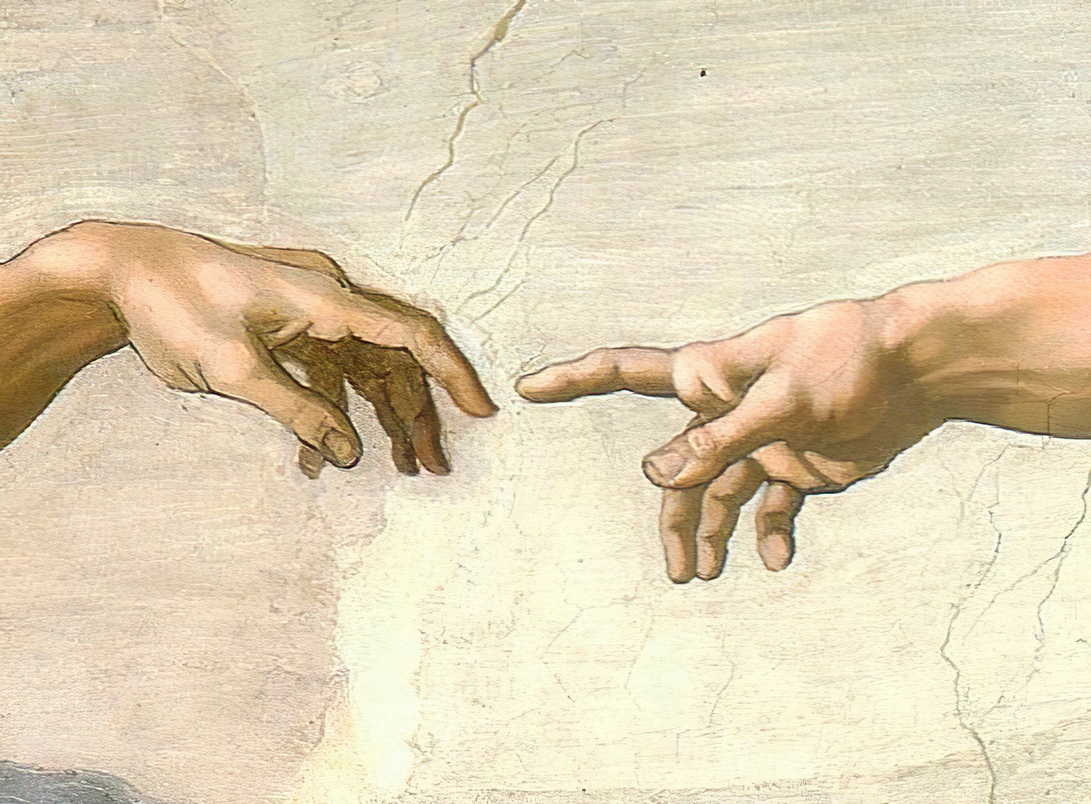 Michelangelo: The Creation of Adam 1512. Canvas Print Giclee | Etsy