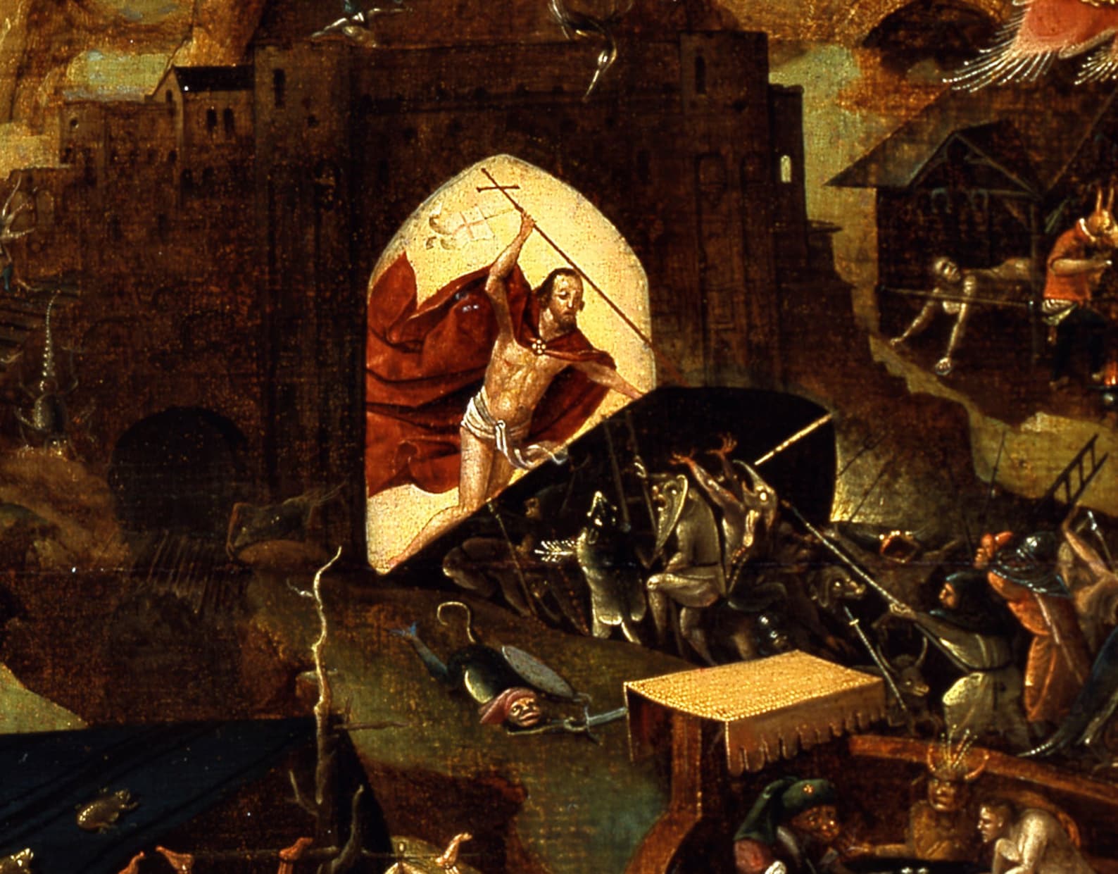 Follower of Hieronymus Bosch: Christ in Limbo circa 1575. | Etsy