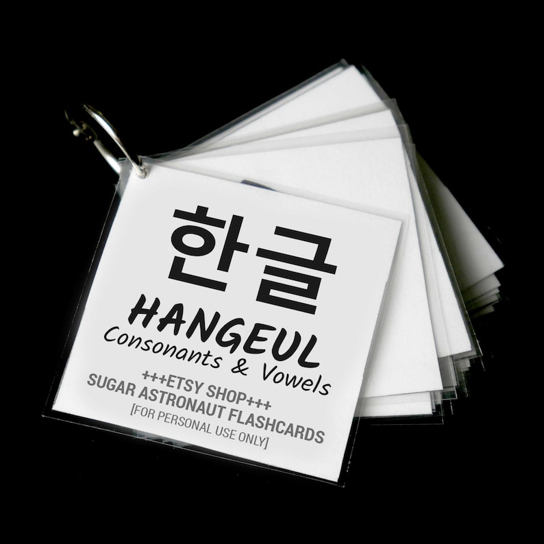 Hangeul, Hangul, Korean Alphabet 24 Basic Letters, Consonants and ...