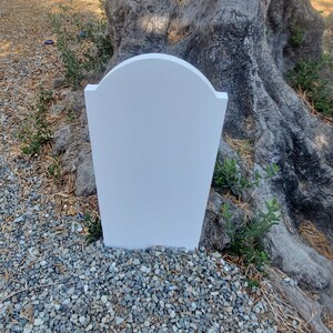 6 Halloween Haunted Mansion Shaped Raw Foam Tombstones. Make Your Own ...