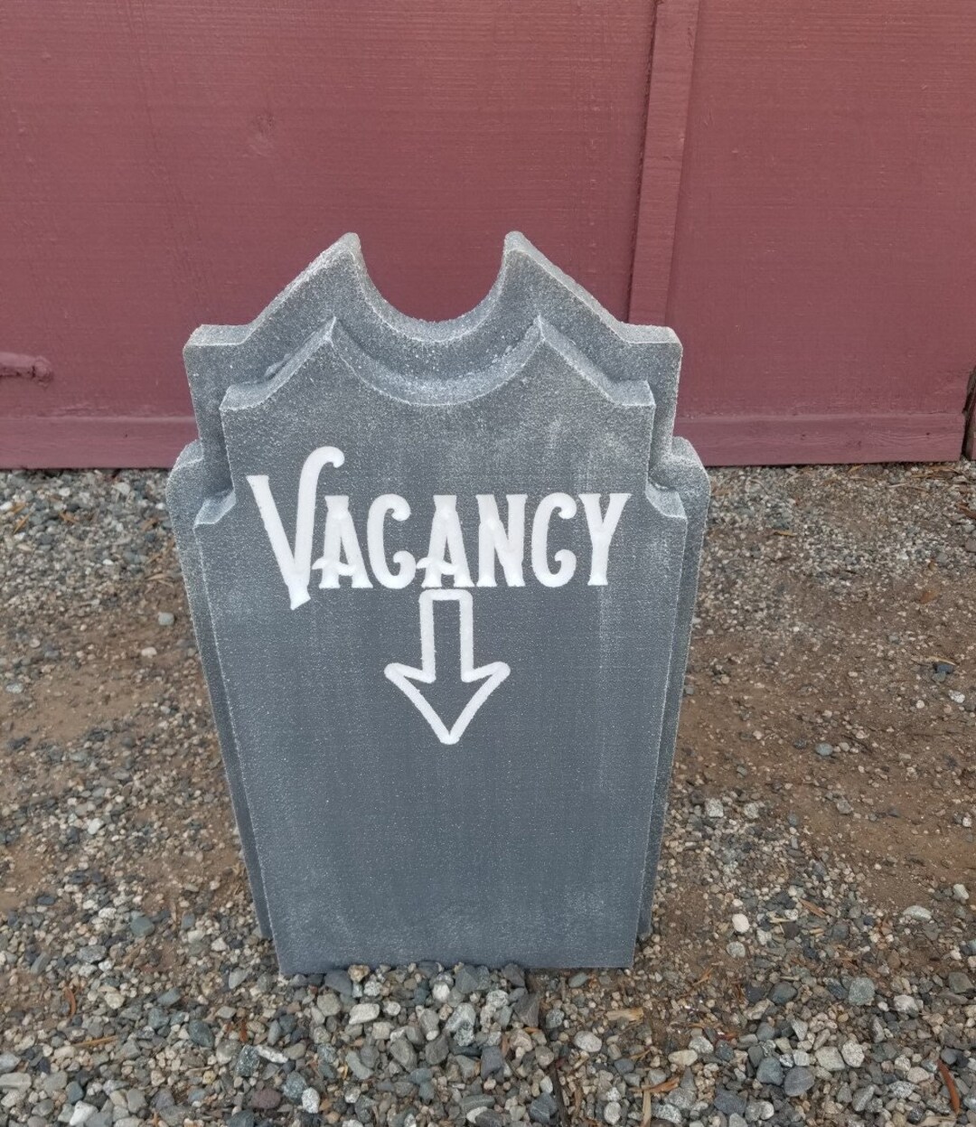 Halloween Handmade Vacancy Custom Gravestone Headstone Tombstone. Non ...