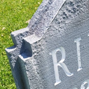 Custom Halloween Tombstone: LED Illuminated Gravestone, 'dying to Be ...