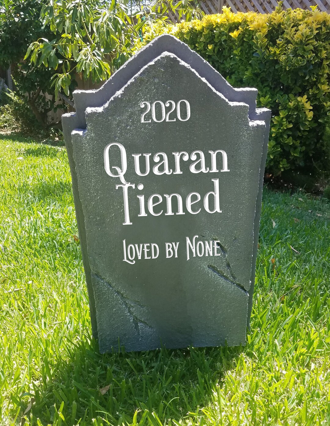 Custom Halloween Tombstone: LED Illuminated Graveyard Decoration - Etsy